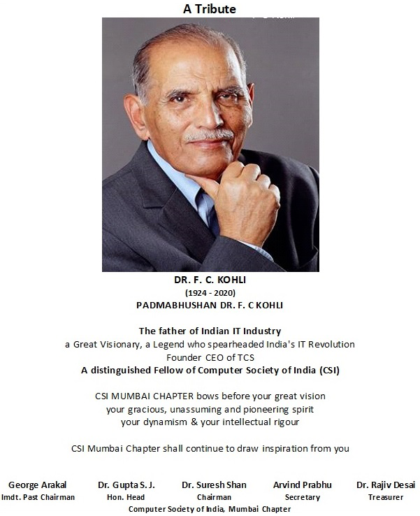 Computer Society of India, Mumbai Chapter, IT2025, Cybertech, IT Training